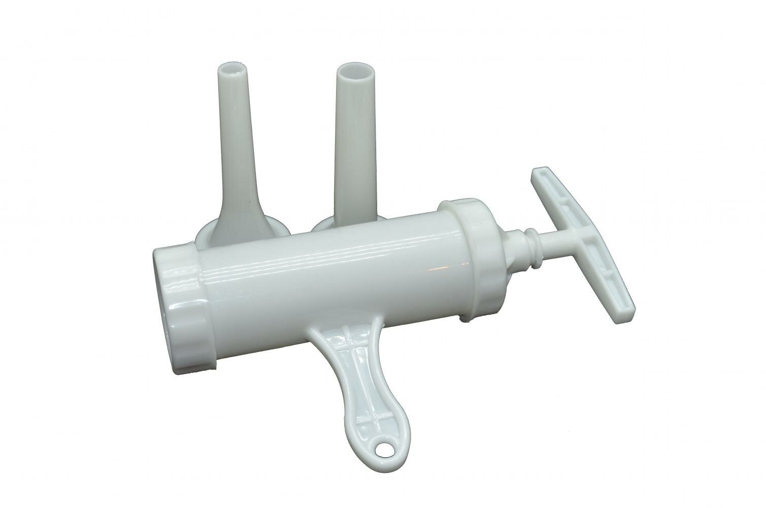 Шприц колбасный, 250 гр. с 2-мя насадками: 15 мм,19 мм; посадочное место 57 мм