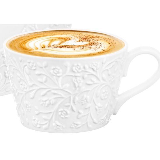 Чайная пара Elan Gallery Еlan Gallery "Веточки-цветочки", 360 мл, 2 предмета (630087)