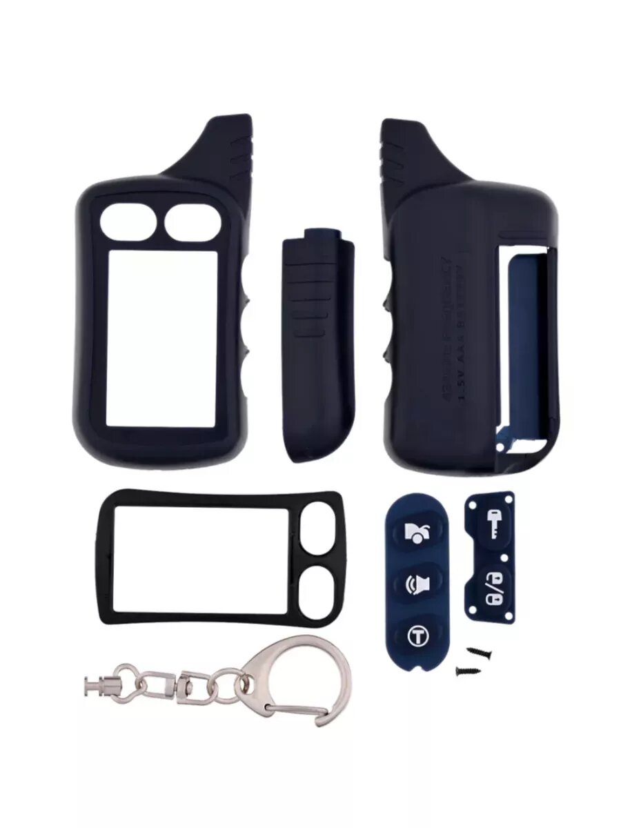 Корпус на брелок сигнализации Tomahawk TZ9010, TZ9020, TZ9030, синий