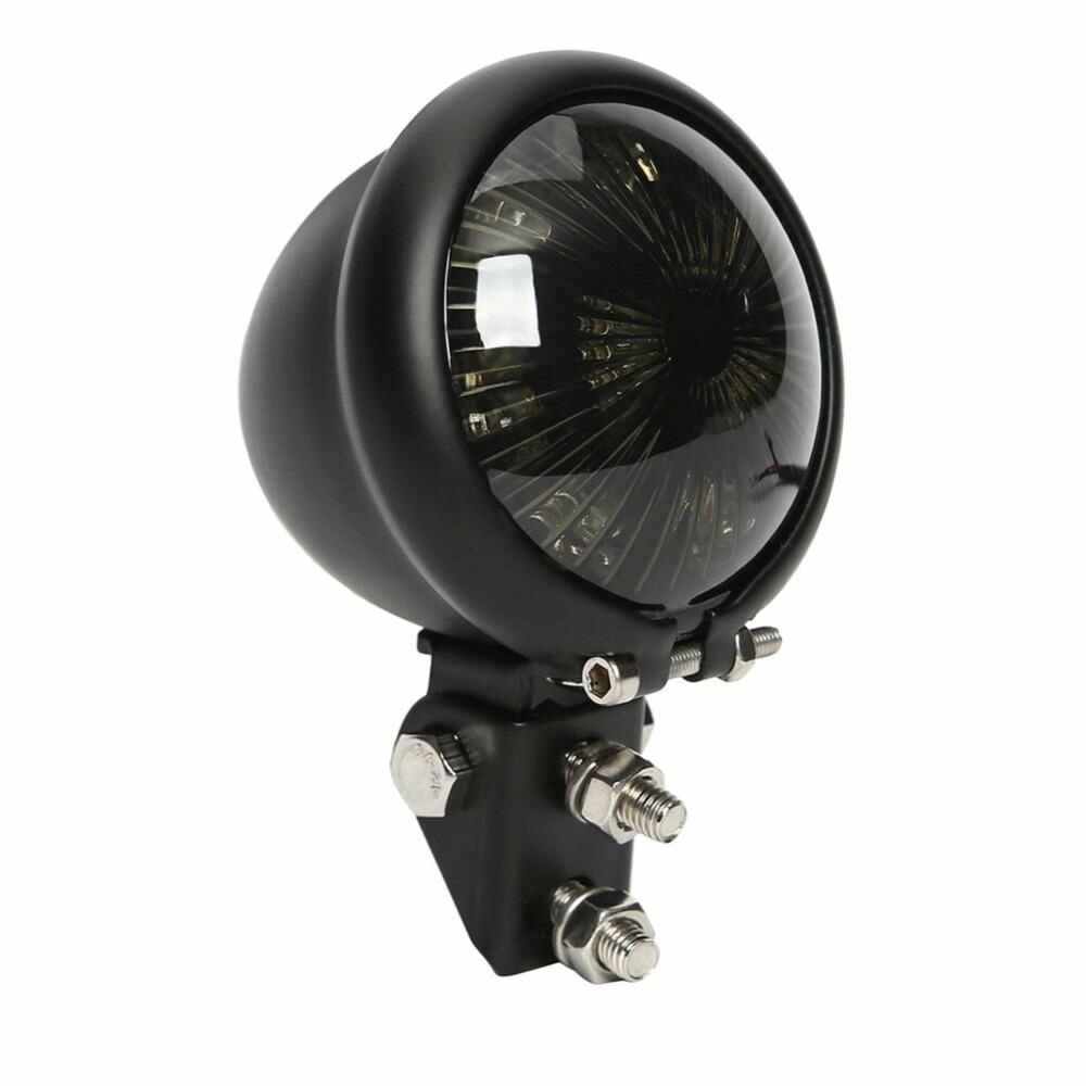 Стоп сигнал BSD Drop для мотоцикла, черный, темная линза