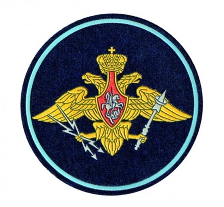 Шеврон нарукавный знак Космические войска, военная форма нашивки