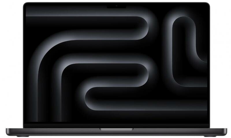Ноутбук Apple MacBook Pro 16 (M3 Pro 12C CPU, 18C GPU, 36Gb, 512Gb SSD), MRW23, Space Black