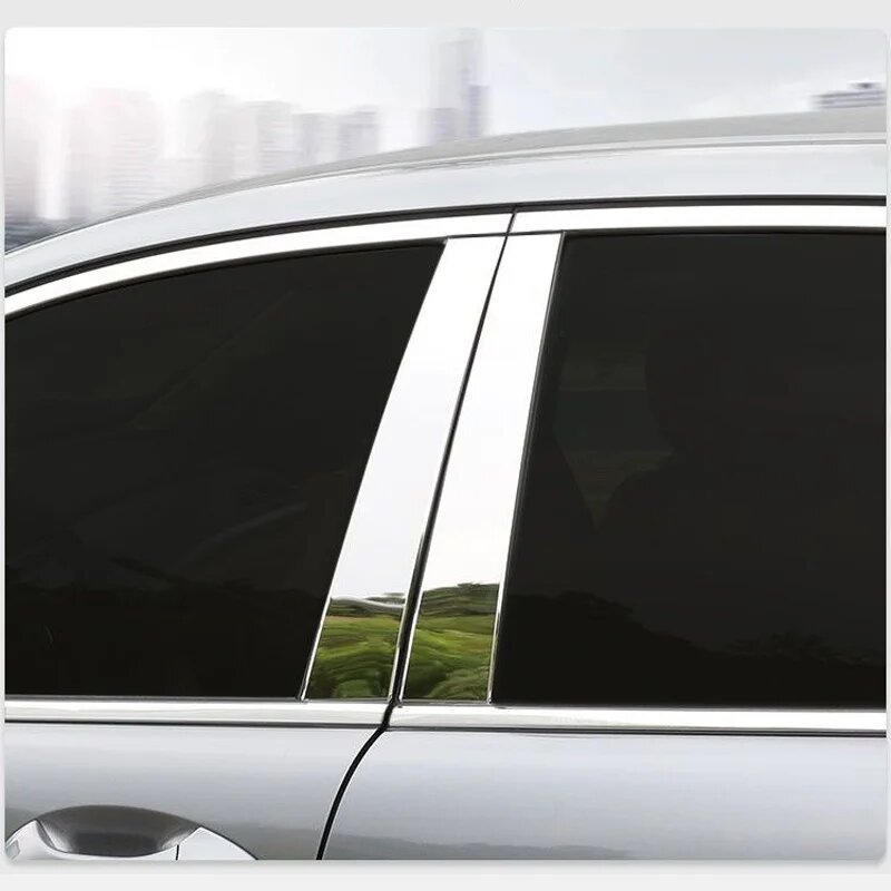 Накладка на столбик двери Toyota Prius 2004-2009, Silver