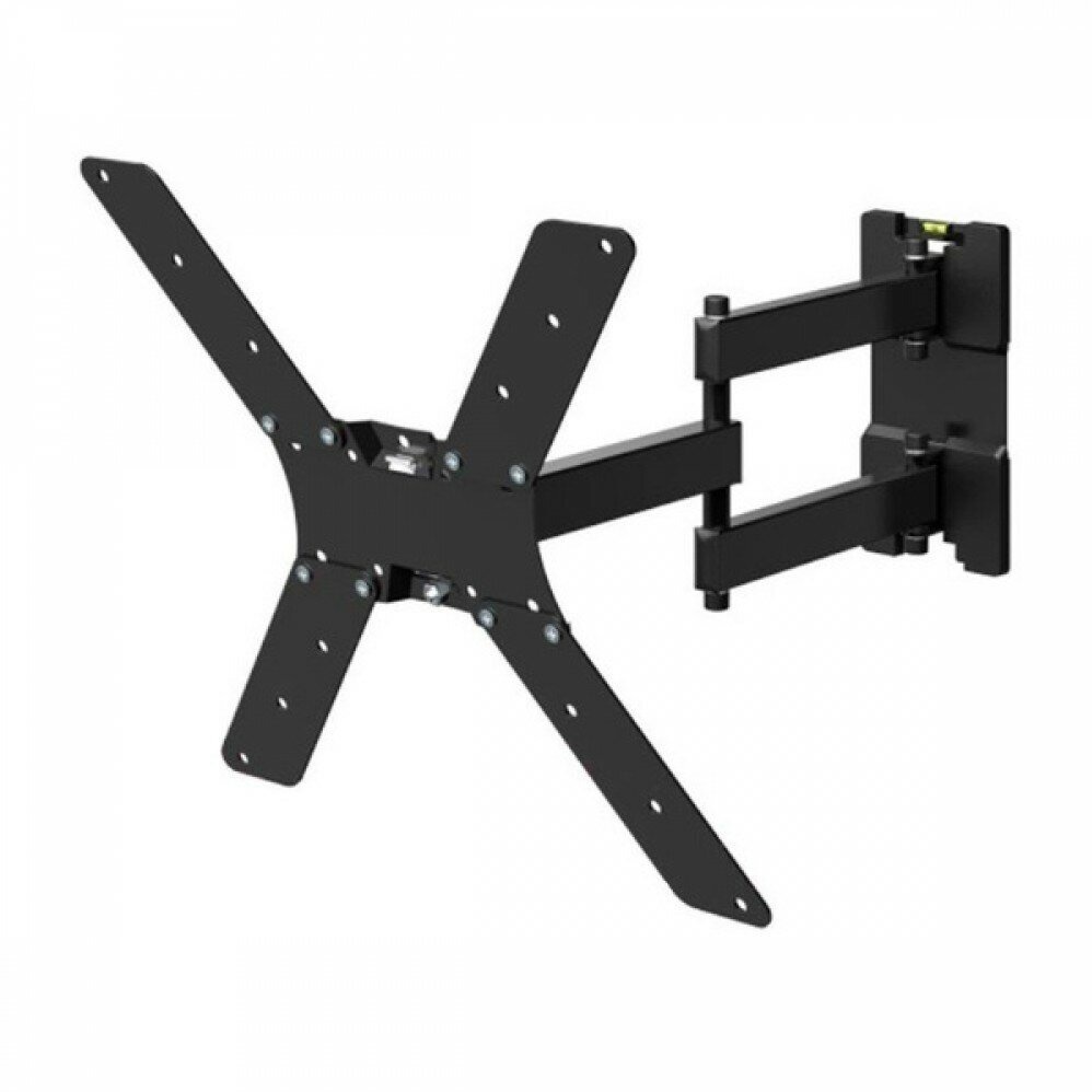 Кронштейн для телевизора Holder LCD-5566-B черный 32"-55" макс.45кг настенный поворотно-выдвижной и