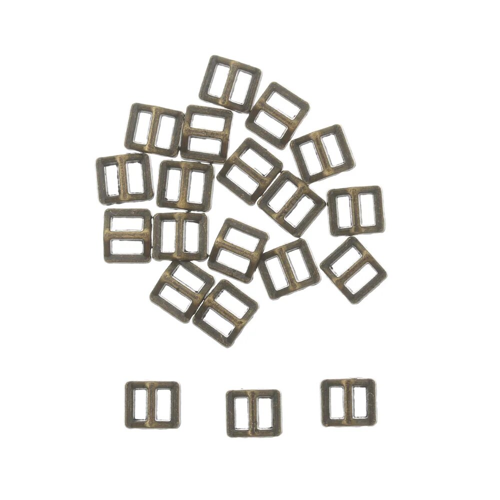 Металлические пряжки для кукол 20/40 шт. 20Pcs, Bronze