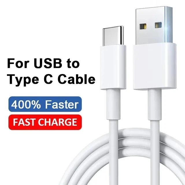 Кабель USB Type-C для For Huawei, Honor, Xiaomi, Samsung, 100 Вт, 7A, Сверхбыстрая зарядка, кабель передачи данных, провод, шнур, зарядное устройство для телефона, аксессуары 2 м, USB Cable