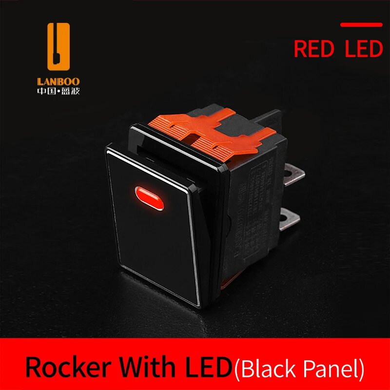 Высококачественный водонепроницаемый клавишный выключатель серии WINDOO CX2822 16 А, 4-контактное электрическое оборудование со светодиодным переключателем