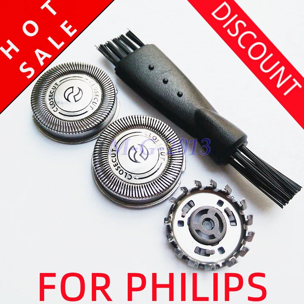 3 сменных бритвенных головки для Philips HQ55 HQ4 + HQ3 HQ6695 6879 6990/HQ6695/HQ48 HQ902 HQ904 HQ906 HQ912 HQ914 HS777 HS885