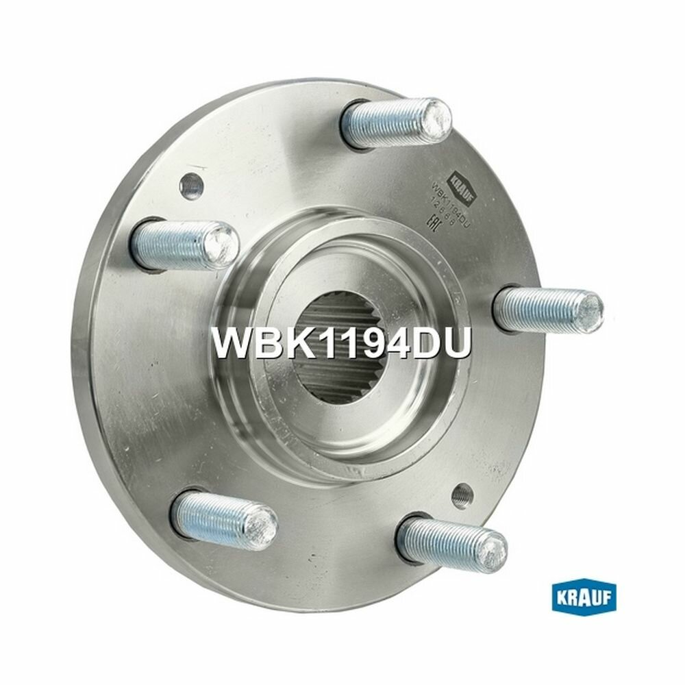 Ступица колеса Krauf WBK1194DU, для Hyundai Tucson, передняя, сталь, серый металлик