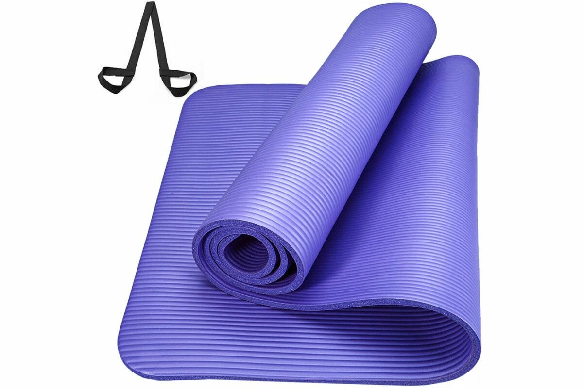 Коврик Hawk E43093, для йоги и фитнеса, толстый 1,5 см, ультрамарин