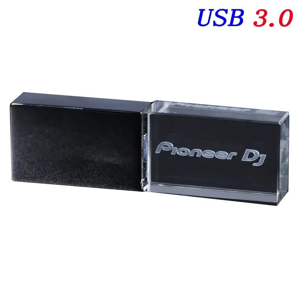 Powerone Crystal USB флешка Pioneer DJ 64GB, White LED