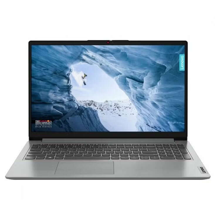 15,6" Ноутбук Lenovo IdeaPad 1 15IGL7 (82V700BLUE) серый - 1920x1080, TN, Intel Celeron N4020, ядра: 2 x 1,1 ГГц, 4 ГБ, SSD 256 ГБ, Intel UHD Graphics 600, Windows 11 Home