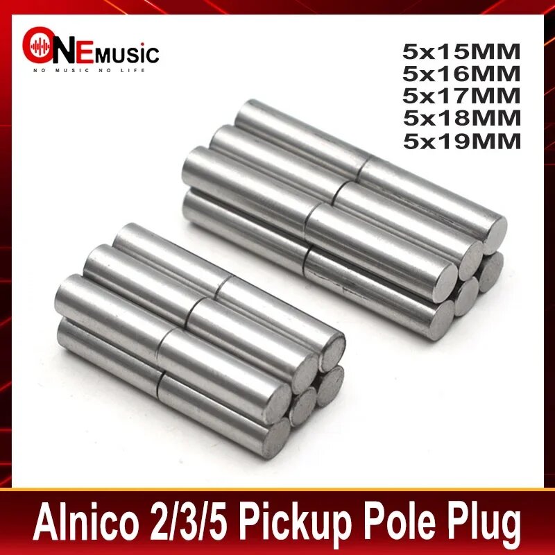 Магниты для гитарных звукоснимателей GETMUSIC Alnico 5/3/2/8 Alnico V 5x19.3MM