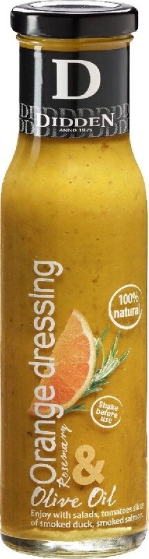 Заправка DIDDEN "Дрессинг Апельсин с розмарином" /стекло/ 240г