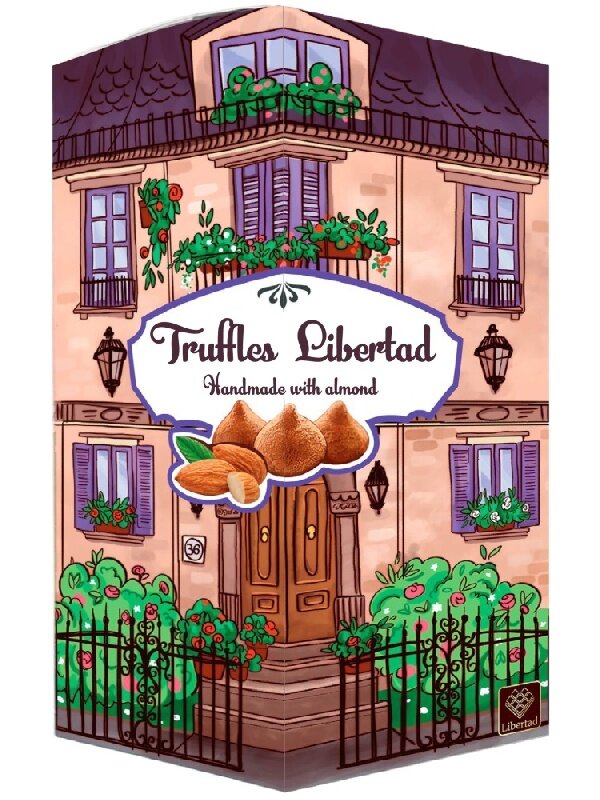 Трюфели LIBERTAD с миндалем ручной работы 150г