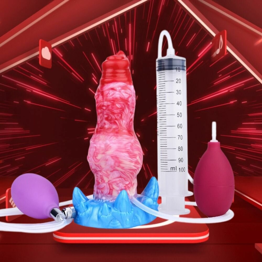 Вуманайзер для женщин член резиновый, ввагина дилдо фаллоимитатор с эякуляцией 18 см