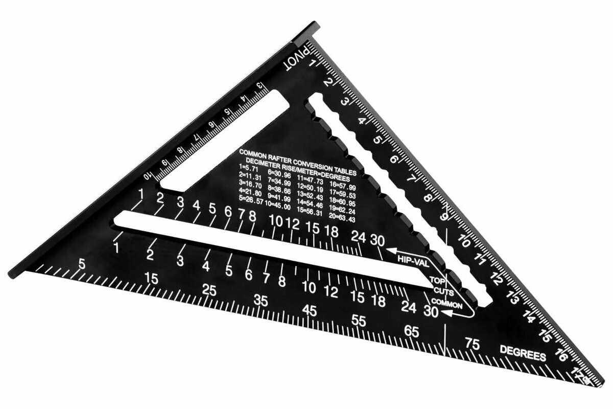 Кровельный угольник SOLA RS 18 185x185 мм 56160101 для точности углов и разметки