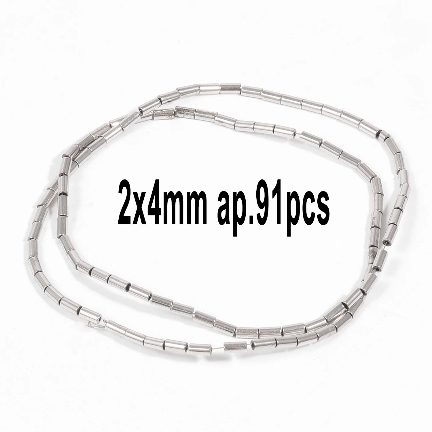 Бусины из гематита nociuciu Белый, style 1-2X4mm