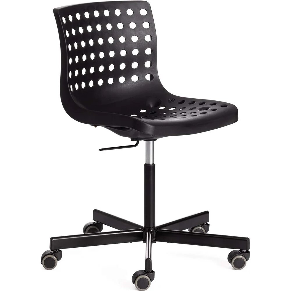 Офисное кресло Tetchair skalberg office /. в упаковке металл/пластик, black (черный) 1 шт, из литого прочного пластика