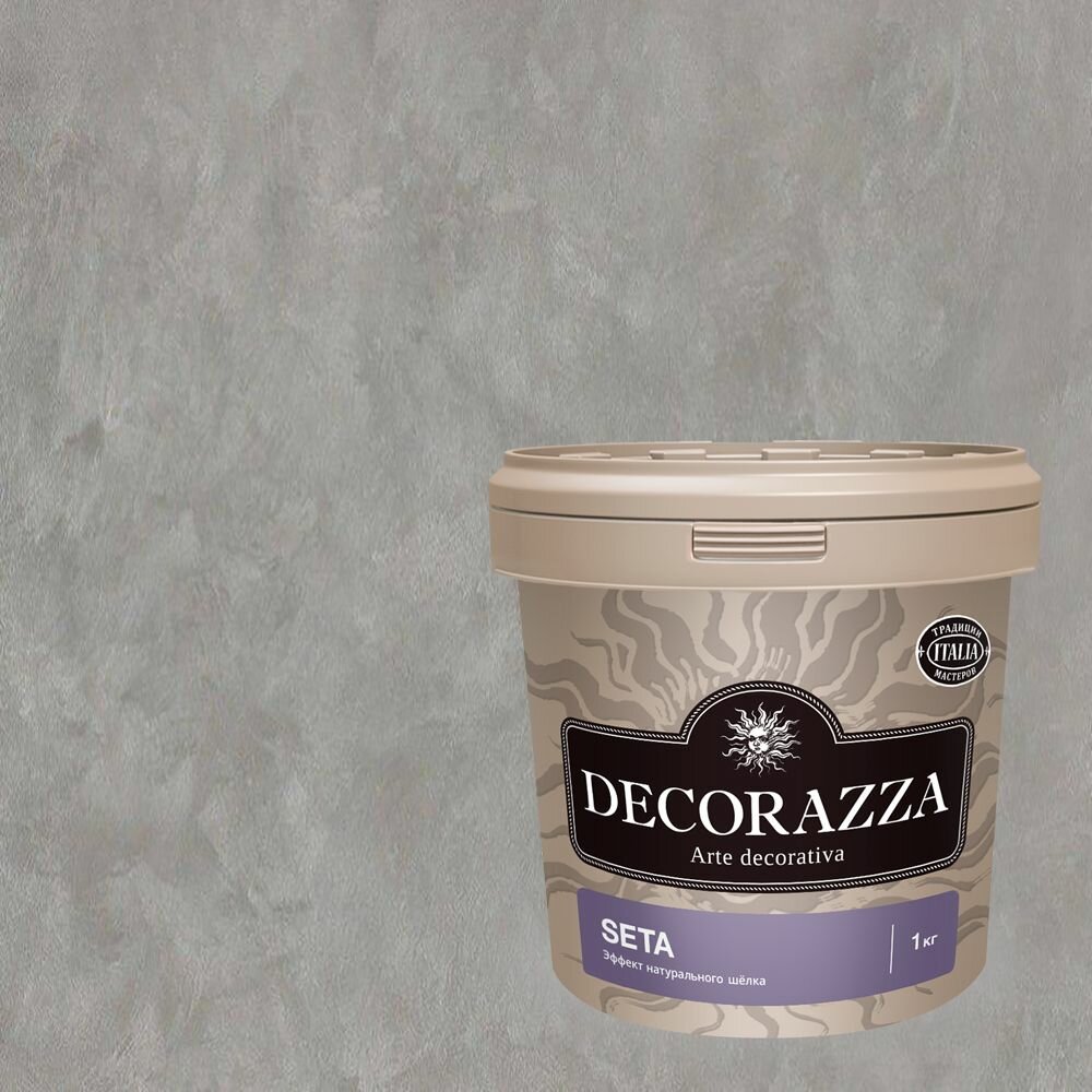 Декоративная штукатурка с эффектом натурального шелка Decorazza Seta (1кг) ST 11-119