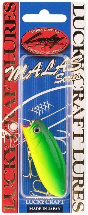 Lucky Craft Malas 0019 696 Lime Chart воблер для ловли хищной рыбы на пресной воде