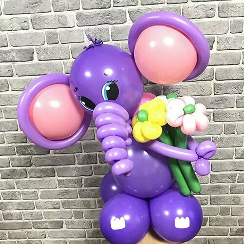 Фигура из воздушных шаров "Слоник" №1