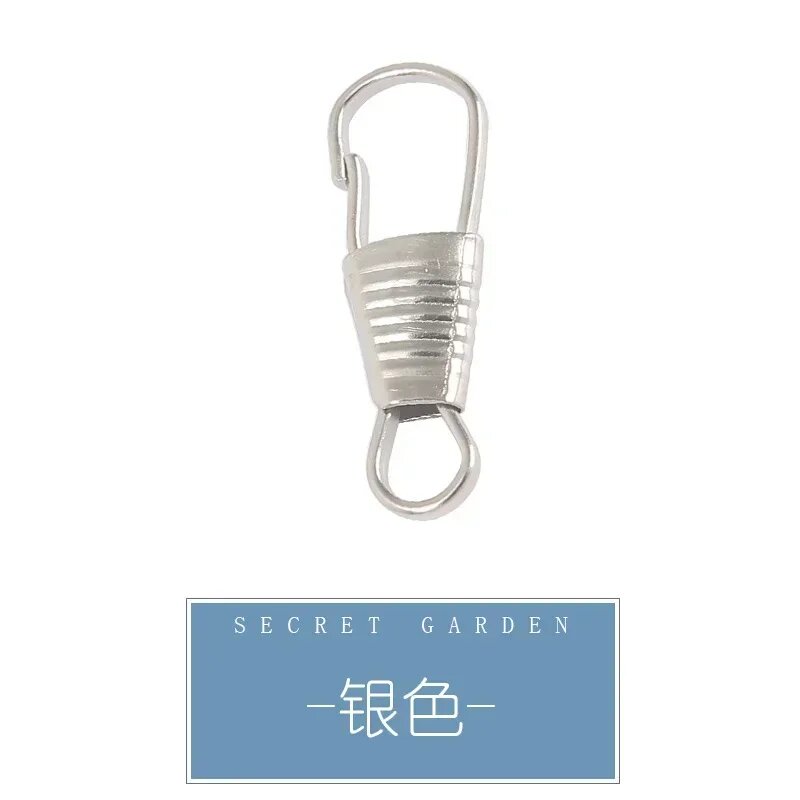 Металлические бегунчики для молнии 10pcs, silver