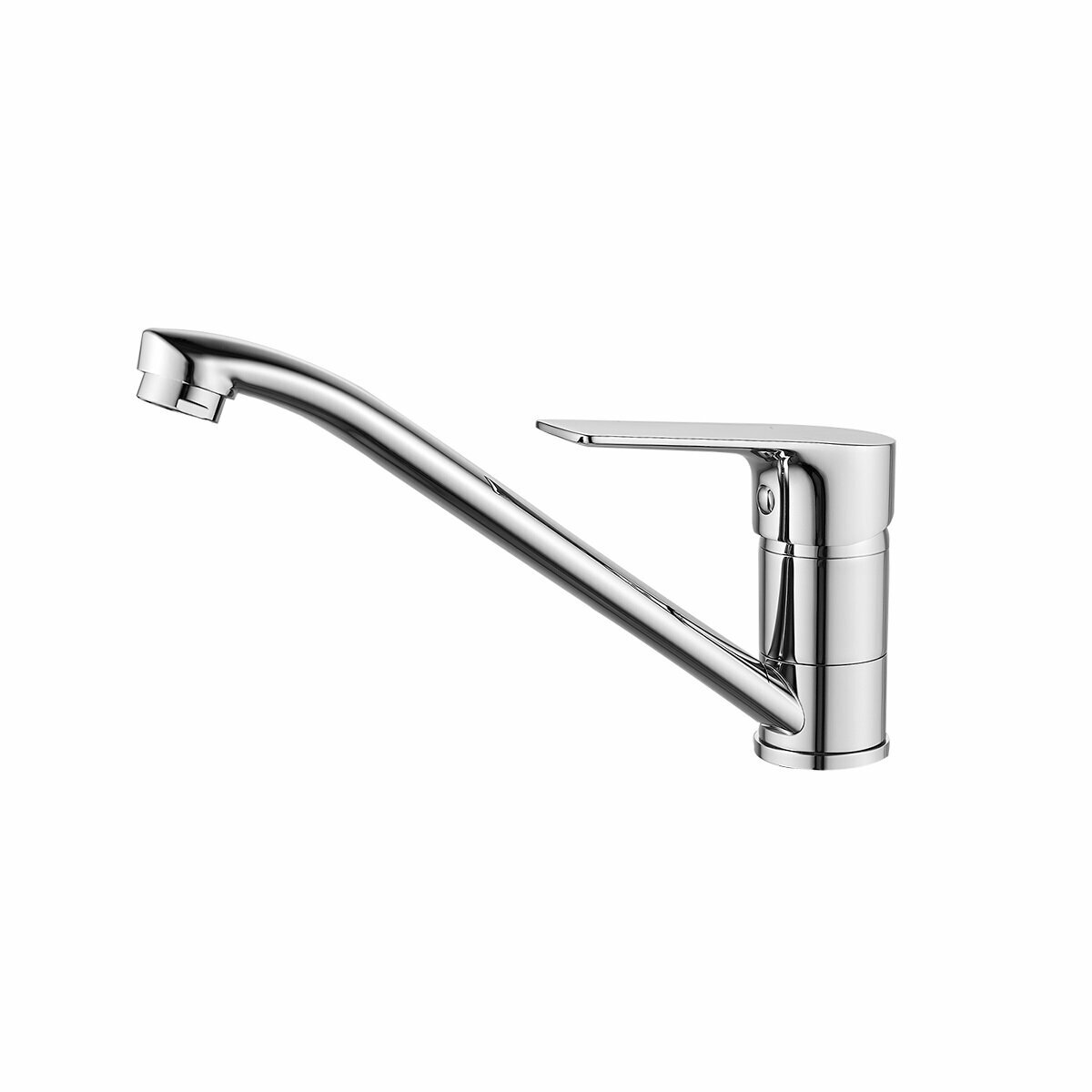 Смеситель Rossinka RS27-21 для кухни с поворотным изливом, хром