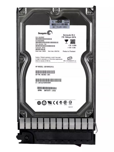 Жесткий диск HP 397377-010 1Tb SATAII 3,5" HDD