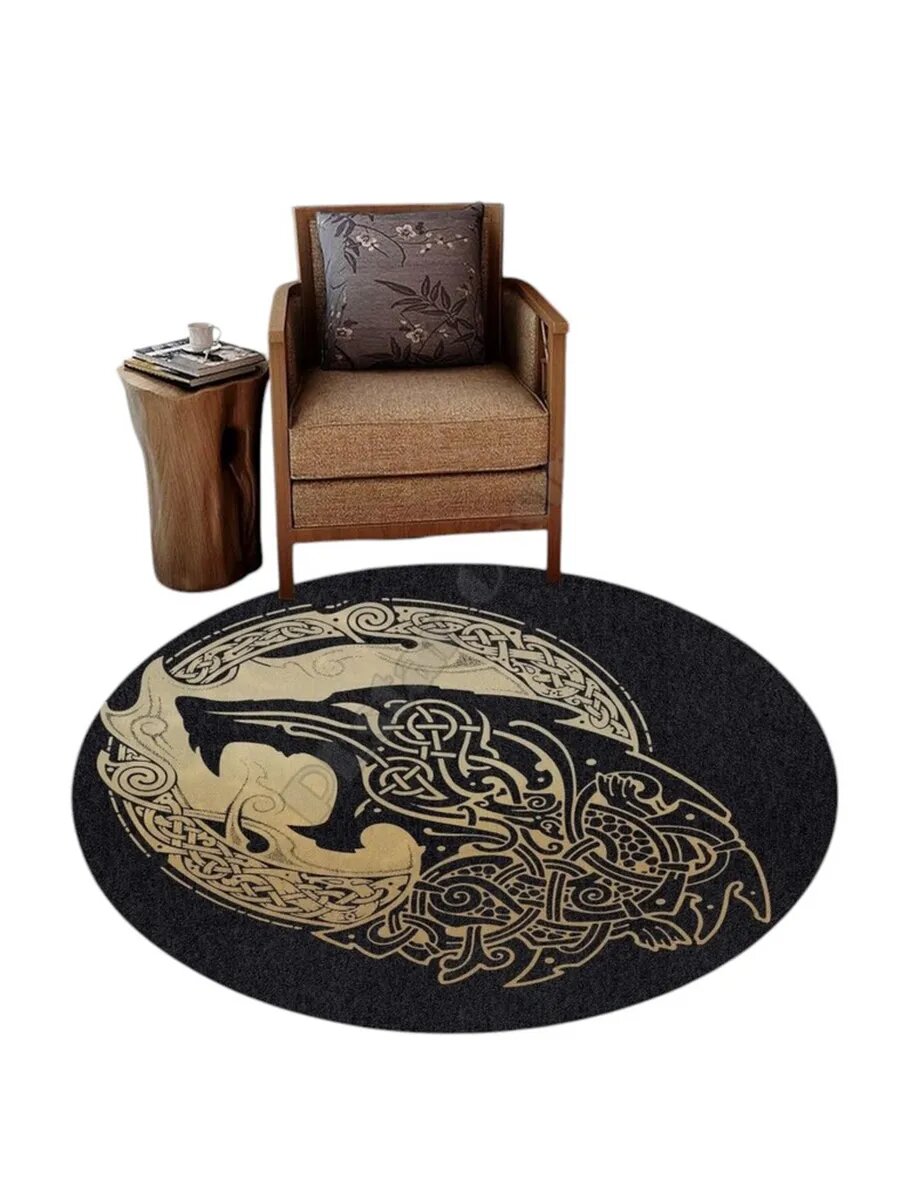 Ковер комнатный, детский Волк 150 см