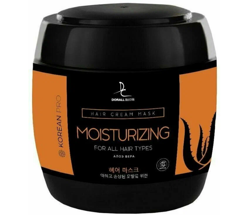 Бальзам-маска для волос увлажняющая Dorall Collection с алоэ вера, 550 мл