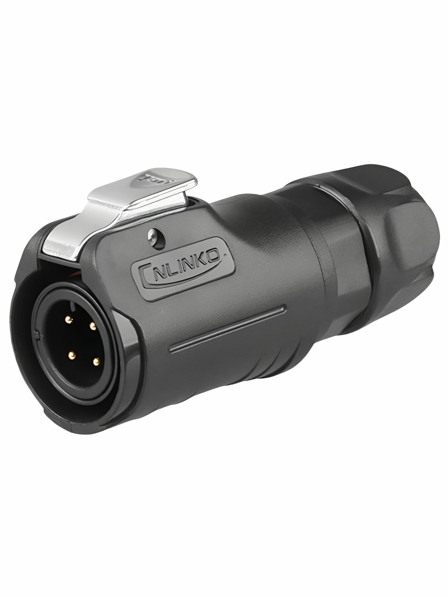 Разъем CNLINKO LP-12 4-пиновый, 4pin, папа, IP67, штекер