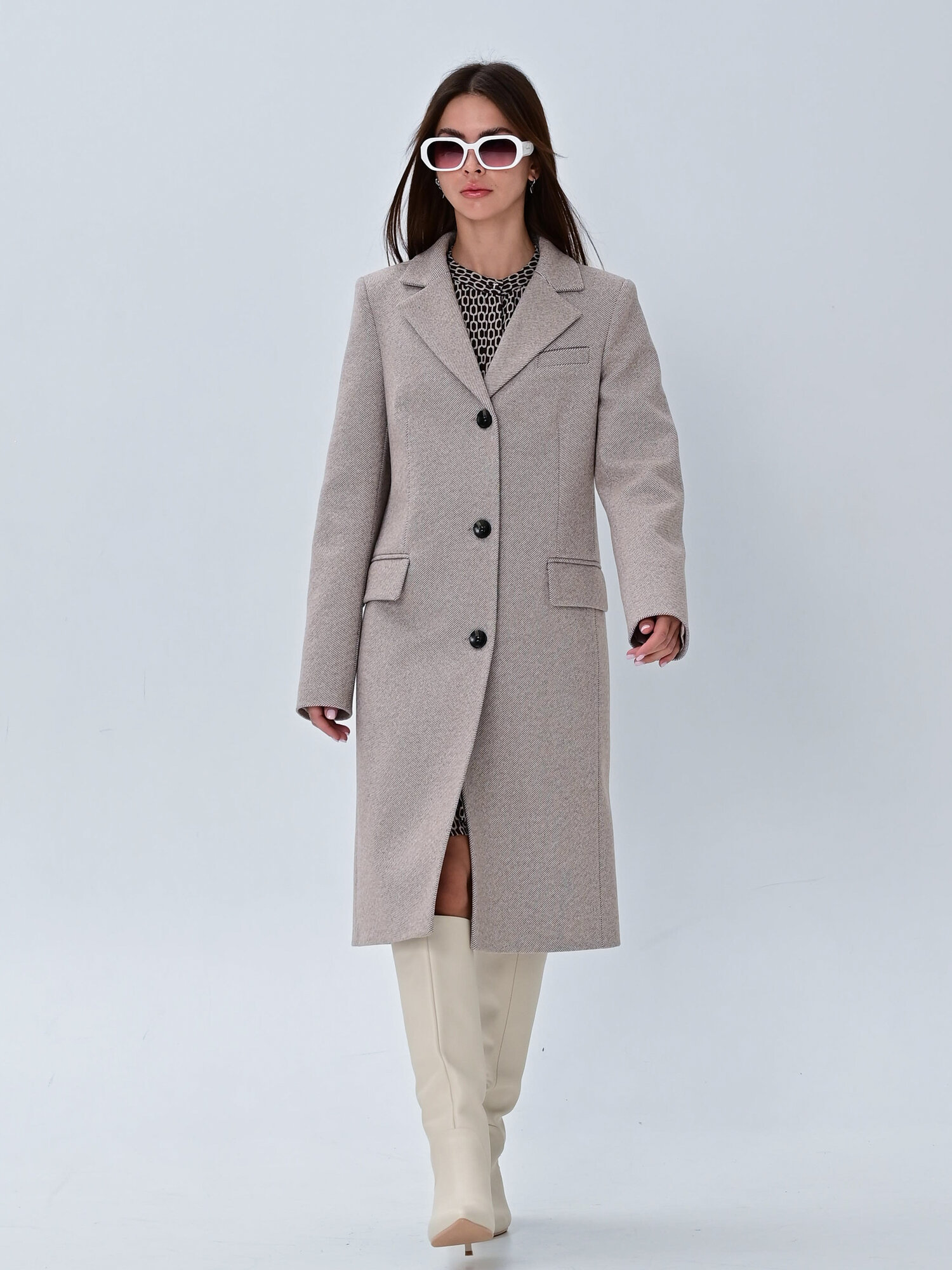 Пальто демисезонное шерстяное