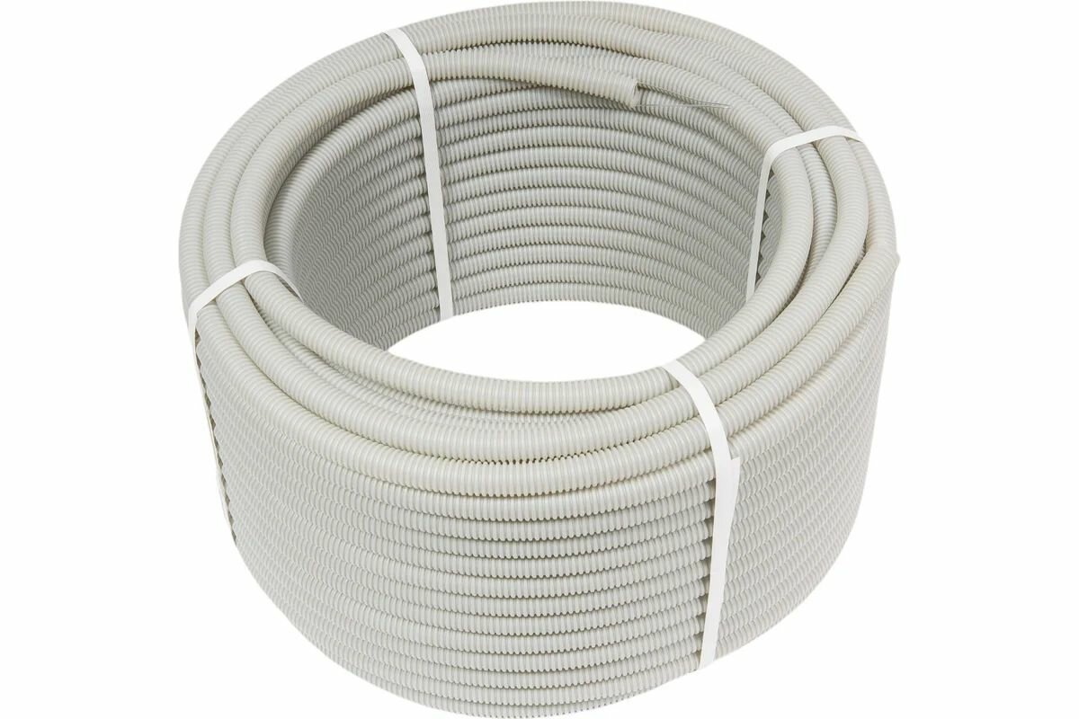 Труба гофрированная ООО Азимут d 16 ПНД серая азимут с зондом (50м) 00000001979