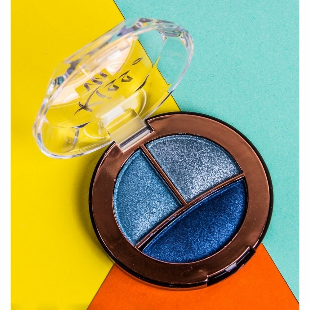 Тени для век FARRES "Kiss Me", 3 цвета, тон 02 (1006-02)