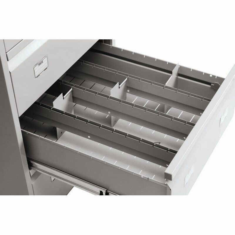 Разделитель для картотеки практик поперечный пластиковый для AFC-06/4, 12 шт в упаковке