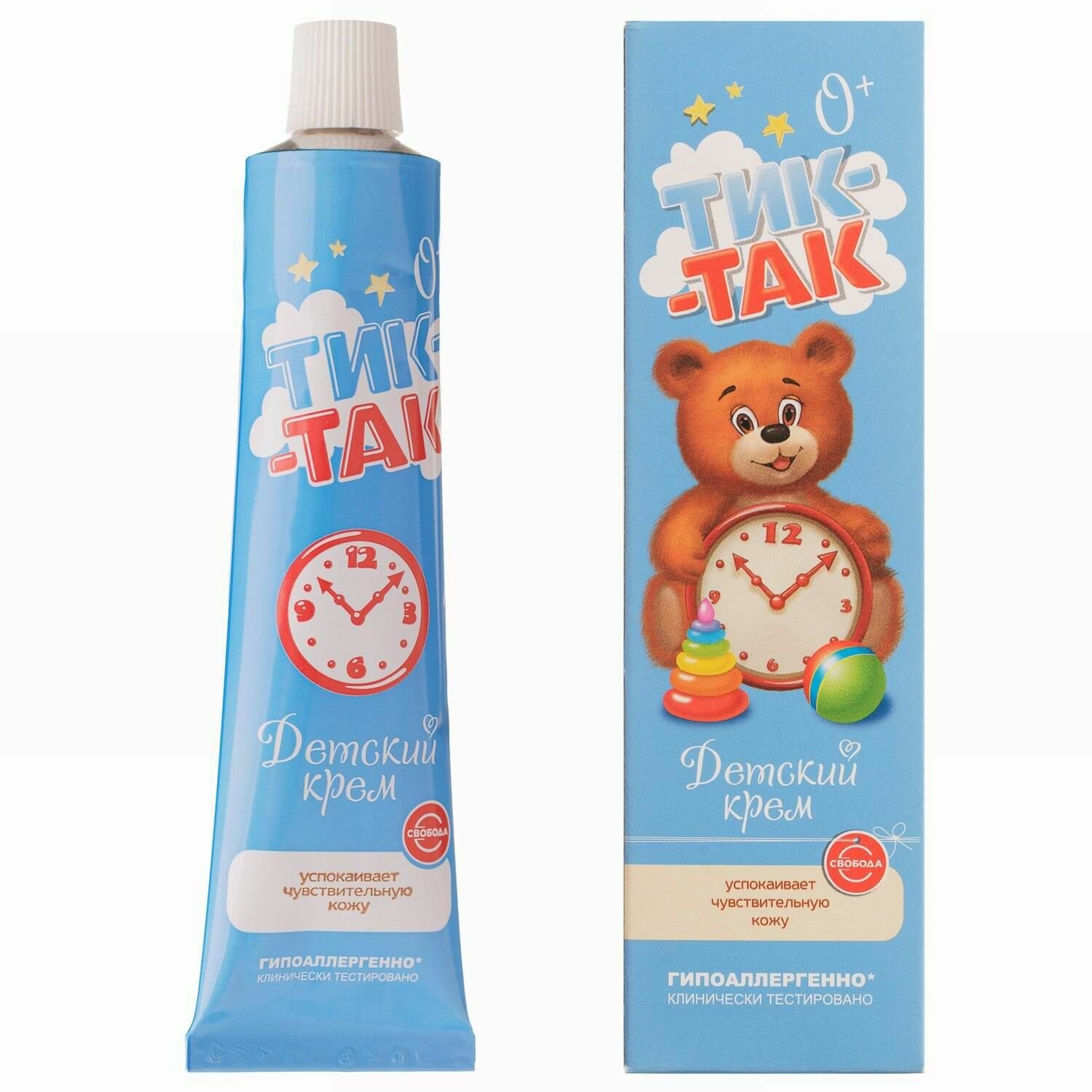 Детский крем Свобода "Тик-Так", 41 г, тюбик в коробке (4600936181604)
