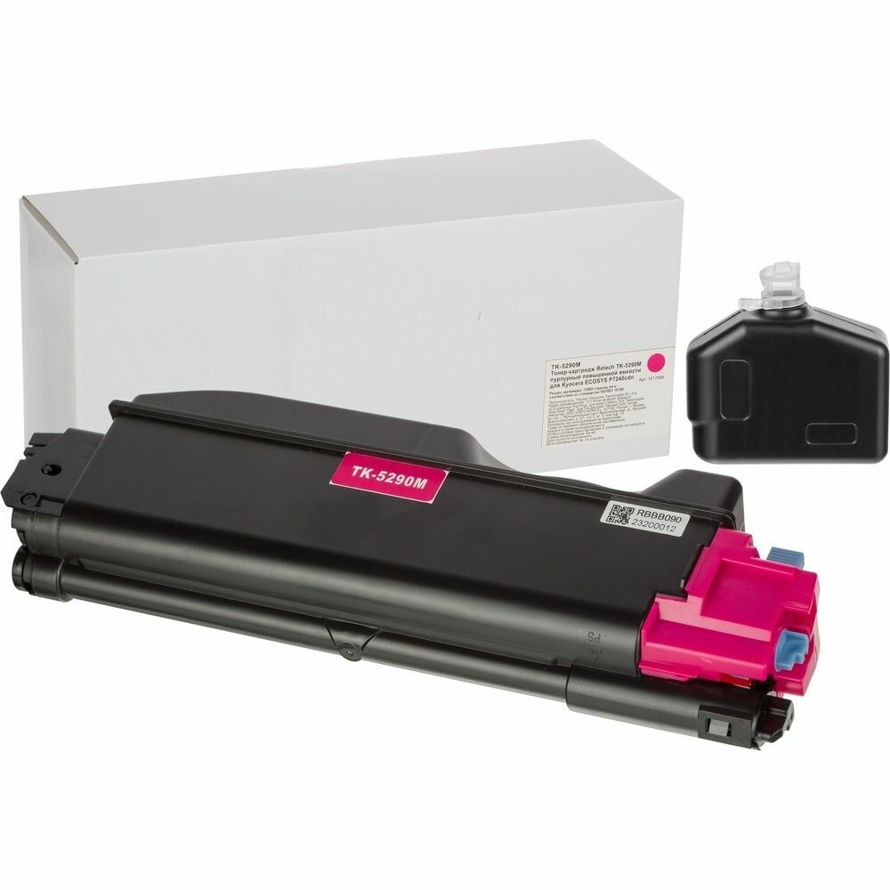 Тонер-картридж Retech пурпурный, повышенной емкости, для Kyocera P7240cdn (TK-5290M)