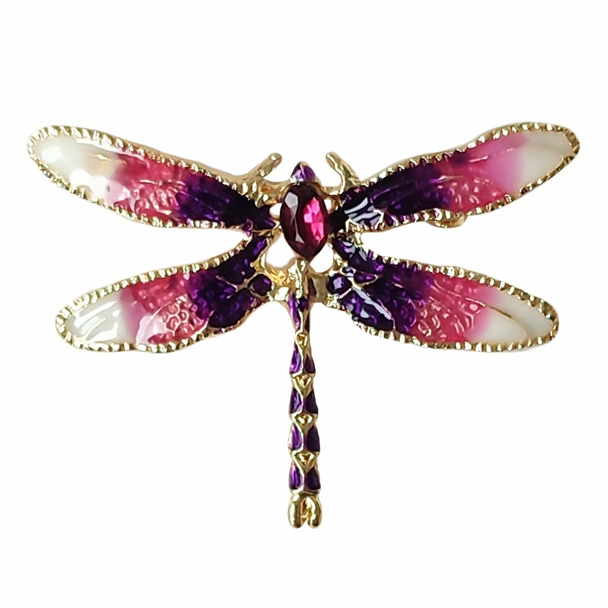 Брошь, стразы