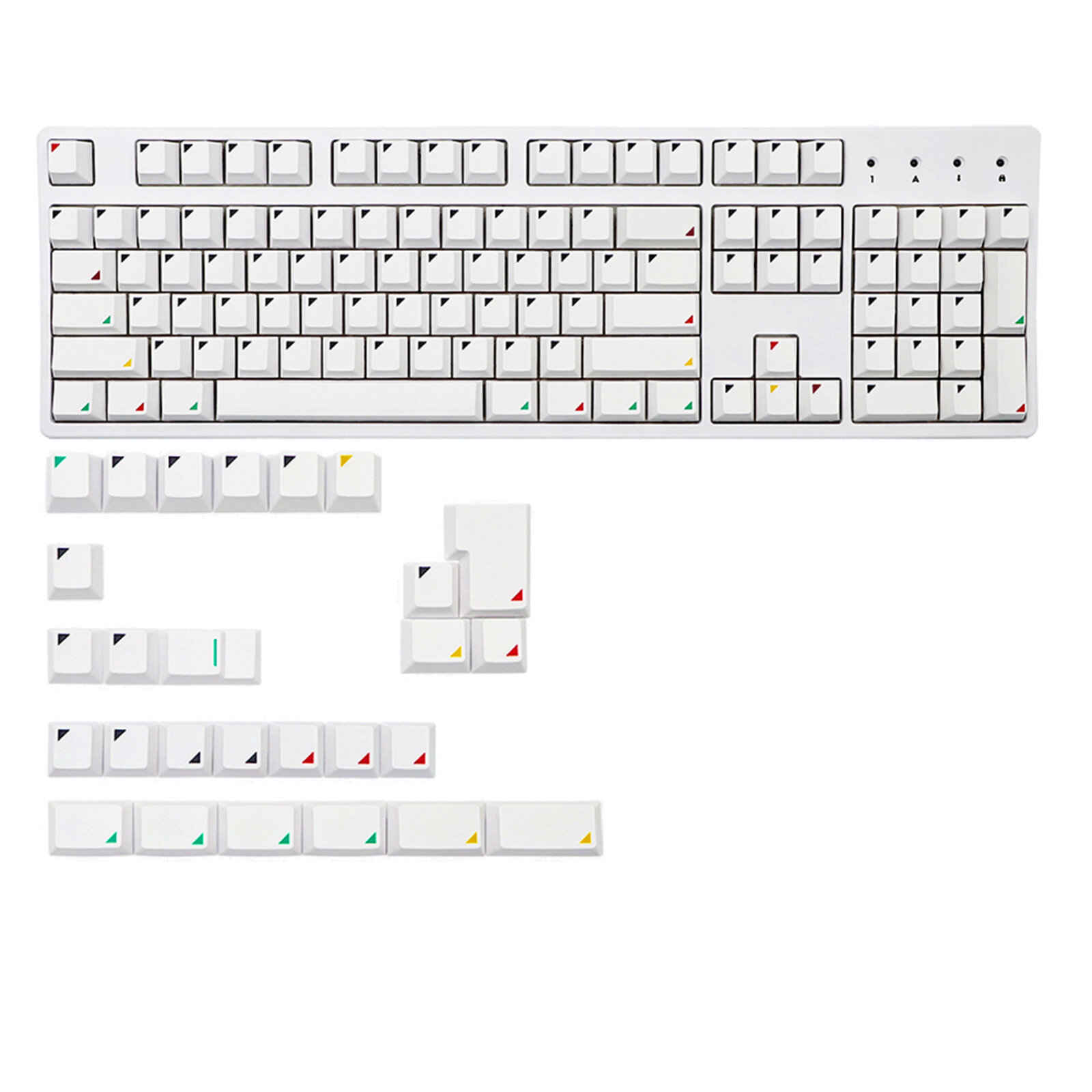 Толстые PBT Клавиши Dye Sub Cherry Клавиши 131 Клавиш Геометрия Личность