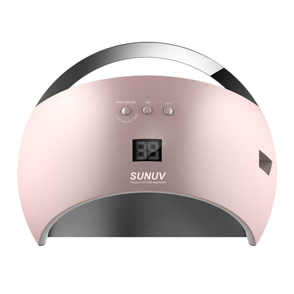 UV/Led Лампа для ногтей 48 Вт, сенсорная с таймером, ЖК дисплеем и датчиком температуры