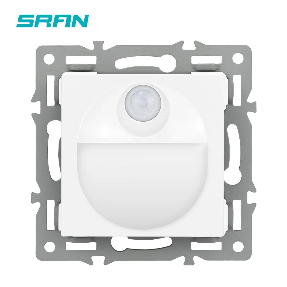 Розетки и выключатели SRAN 220 белые Induction foot lamp