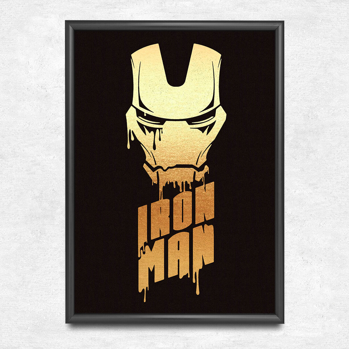 Постер Железный Человек / плакат для интерьера Iron Man. Марвел, Marvel, комиксы, фильмы, игры