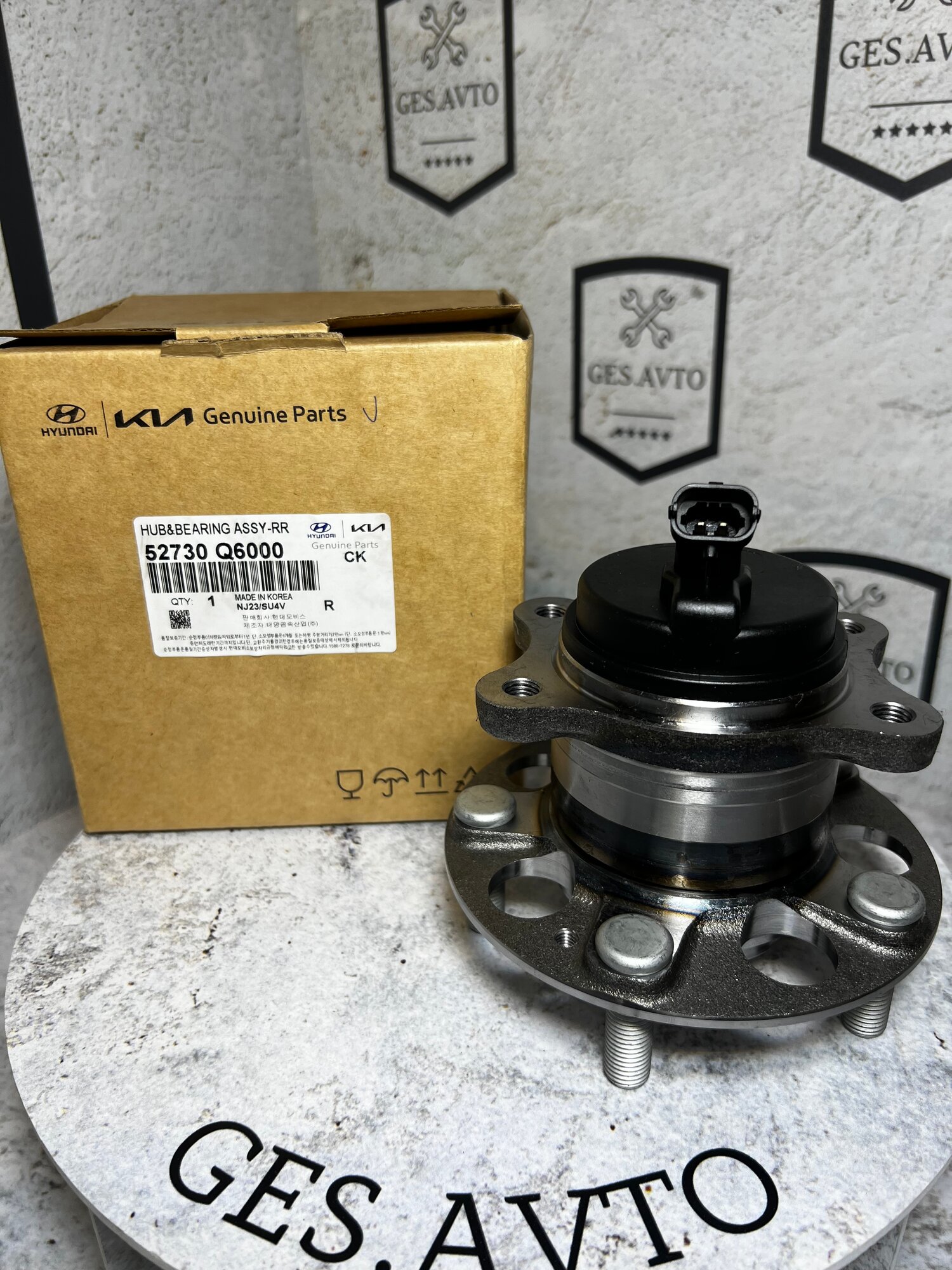 Ступица колеса MOBIS 52730Q6000, задняя, универсальная установка, для Kia Seltos 2019-2022, Hyundai Creta