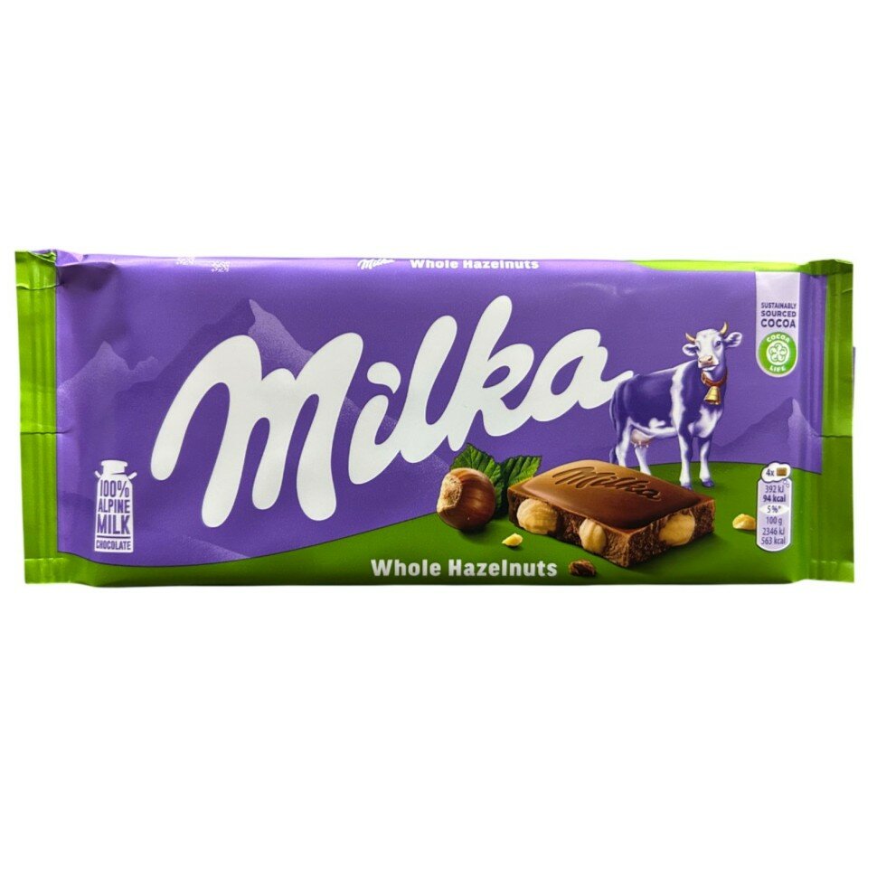 Шоколад Милка с фундуком 100 грамм