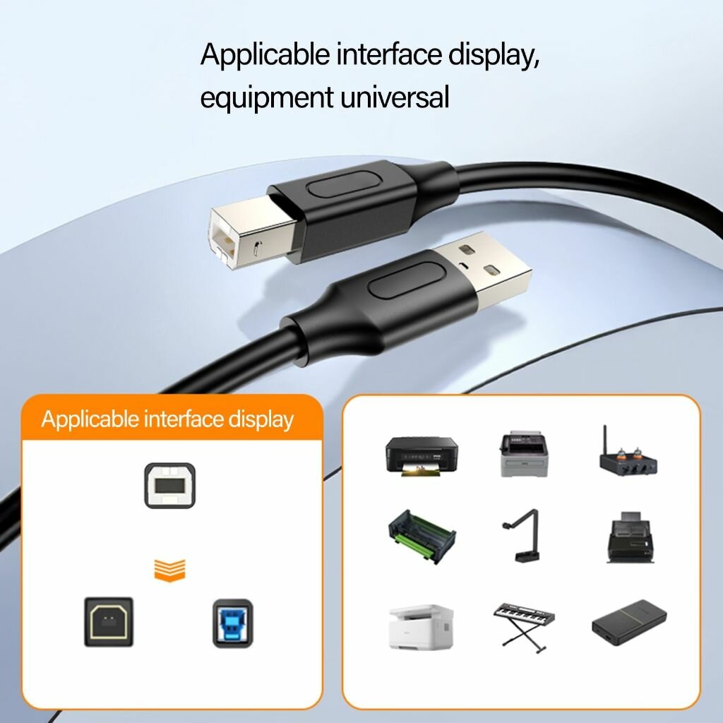 (1 шт.) USB2.0 мужской к USB B TYPE печати кабель-10 м