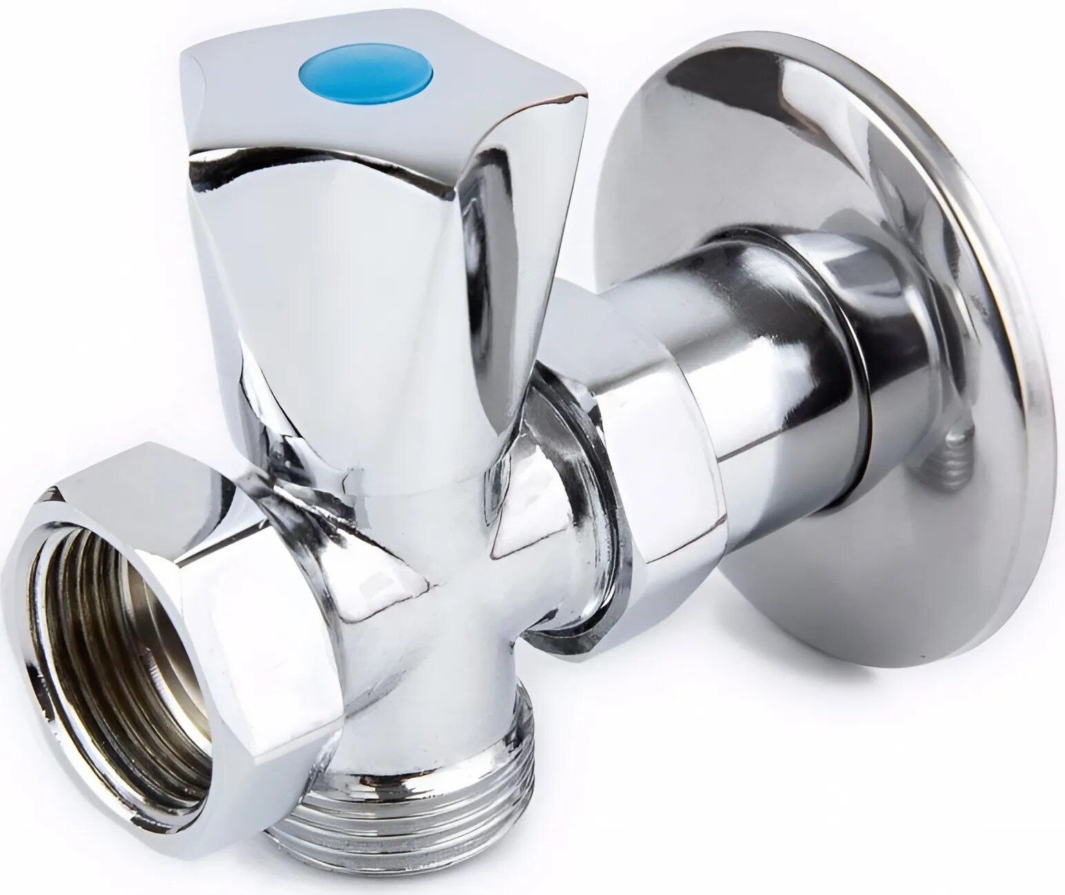 Вентиль 3-ход латунь быт G3/4" Ру16 м/р б/отр Aquasfera 1074-01