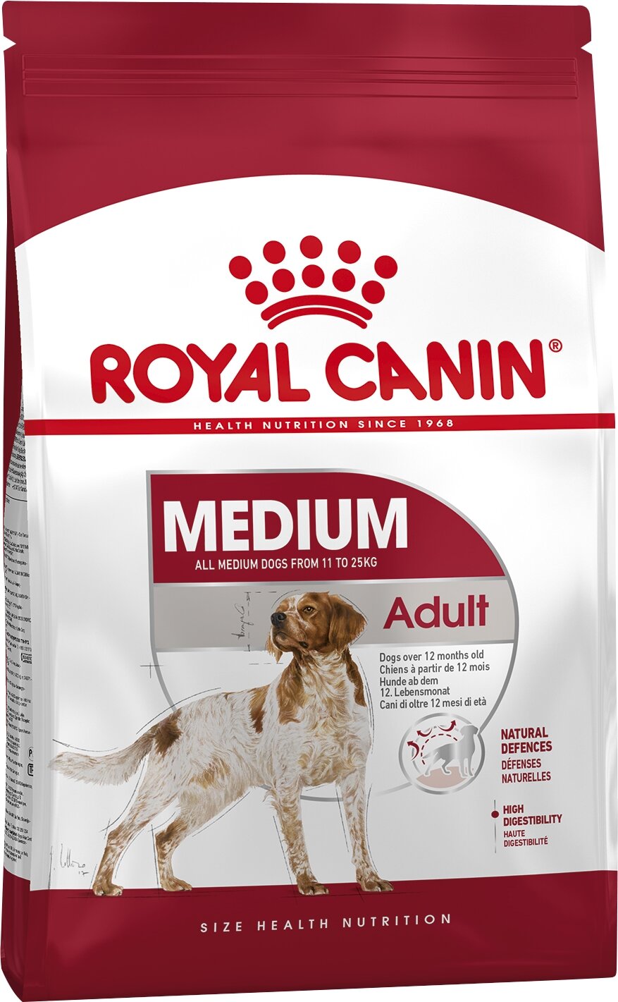 Корм Royal Canin Medium Adult для собак средних пород (11-25 кг), 1-7 лет, 3 кг