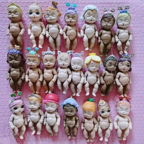 Детские пластиковые куклы Бежевый, Random doll 1Pc