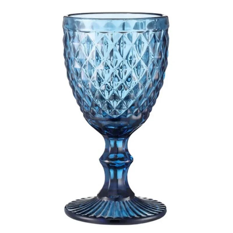 ALisWine Бокал из хрустального стекла синего цвета Бирюзовый, 240ml, Синий